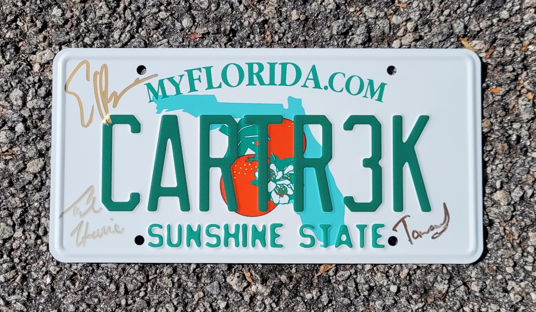 Car Trek Replica Florida License Plate - Host Signed – VINwiki Online Store